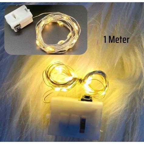 Jual Lampu Kawat LED Meter Meter Meter Lampu Hias Kawat LED Shopee Indonesia