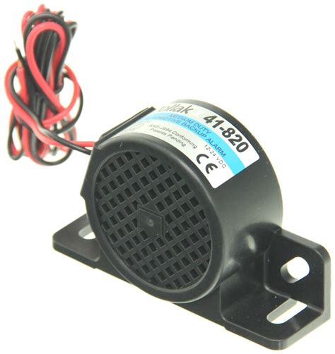 Light Duty To Medium Duty Back Up Alarm With Wire Leads 12 24 Volts Less Than 0 3 97