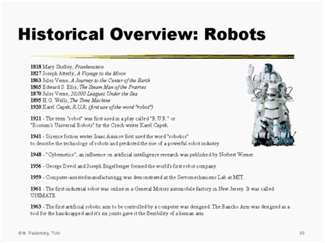 Historical Overview Robots