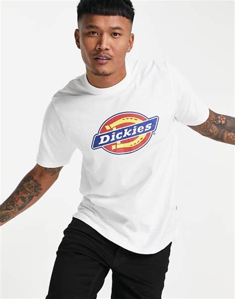Dickies Icon Logo T Shirt In White Asos