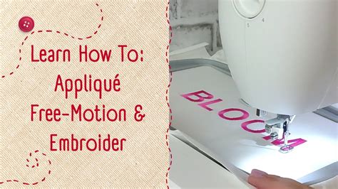 How To Make An Applique With Embroidery Machine At Skye Kinsella Blog