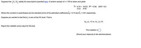 Solved Find The T Statistic AND P Value Explain All Answers Chegg