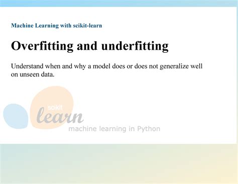 03 Overfitting Vs Underfitting Machine Learning With Scikit Learn