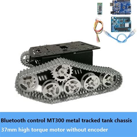 Wifibluetoothhandle Control Full Metal Mt300 Smart Crawler Rc Robot