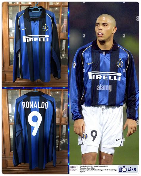 Inter Milan 0102 Ronaldo 9 Home Jersey Mens Fashion Activewear On