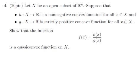 Solved Let X Be An Open Subset Of Rn Show That The