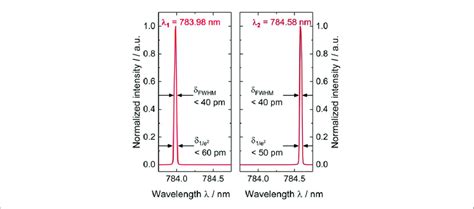 spectra of the dual wavelength y branch dbr laser diode array at an