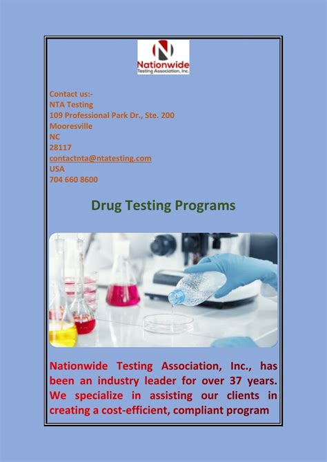 Ppt Effective Random Drug Testing Programs For Workplace Compliance