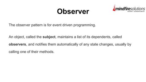Design Patterns In Ruby PPT