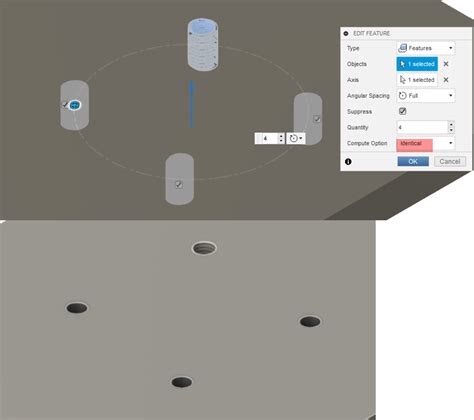 C Pattern Error When Trying To Create Modeled Threads Autodesk