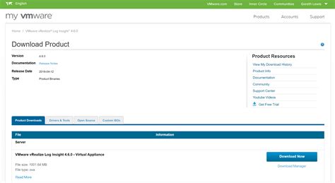 Vgarethlewis Vmware Vrealize Log Insight Part 1 Install And Configuration