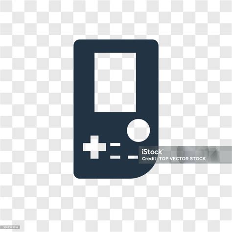 투명 한 배경 게임 콘솔 투명도 로고 디자인에 고립 된 게임 콘솔 벡터 아이콘 Brand Name Video Game에 대한 스톡 벡터 아트 및 기타 이미지 Brand