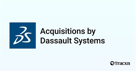 List Of 38 Acquisitions By Dassault Systems Feb 2026 Tracxn