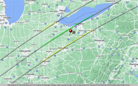 Solar Eclipse 2025 Indiana Map Cameron Vance