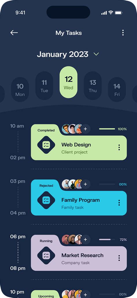 Task And Project Management Mobile App In 2025 App Interface Design App Design Layout Mobile