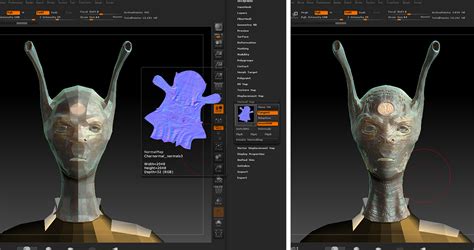 Apply Normal Map To A Mesh In Zbrush Zbrushcentral