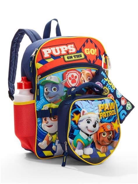 Paw Patrol 5 Piece Backpack Set