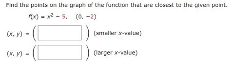 Solved Find The Points On The Graph Of The Function That Are