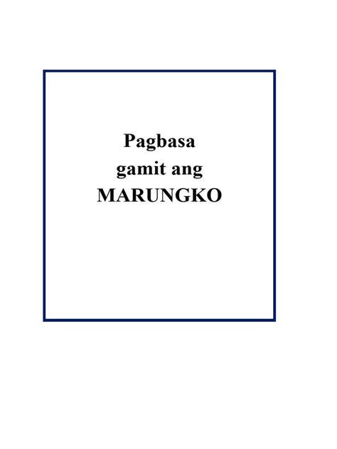 Marungko File Pdf
