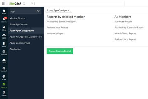 Azure App Configuration Monitoring Integration Online Help Site24x7