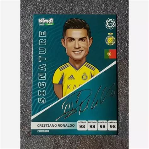 خرید و قیمت کارت کیمدی 2025 امضاسیگنیچرکریستیانو رونالدو از غرفه مزه