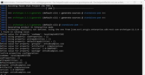 Build Rest Soes Using The Maven Command Arcgis Enterprise Sdk Esri