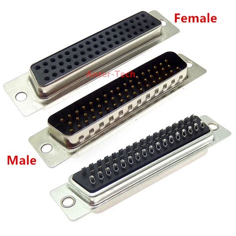 1 Buah Konektor Solder Jantan Db50 Tipe D Sub 50pin Adaptor Port Seri