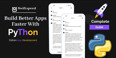 Build Better Apps Faster With Python Python For App Development Swiftspeed App Builder