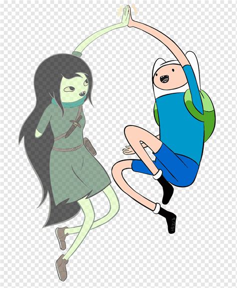 인간 핀 개 제이크 Marceline 뱀파이어 여왕 핀 인간 제이크 개 공주 Bubblegum 인간 핀 어린이 척골가있는 만화 Png Pngwing