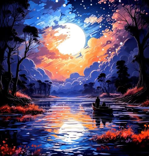 مجموعه ای از پروفایل های رویایی قایق و دریاچه