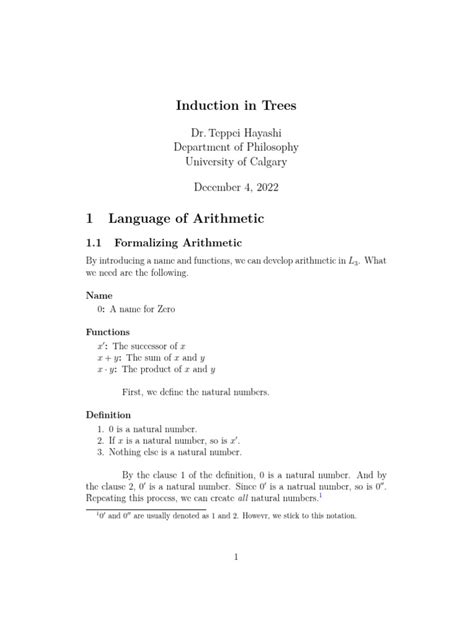 Logic Textbook 1 Pdf Natural Number Axiom