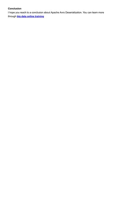 Apache Avro Data Serialization Framework Pdf