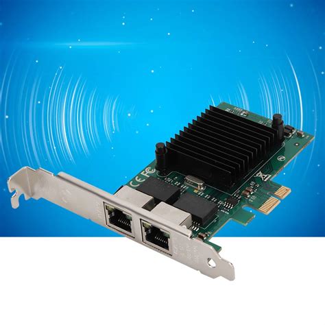 10 100 1000mbps Mini Wireless Network Card Dual Port Gigabit Ethernet Network Card 2 1 Pcie