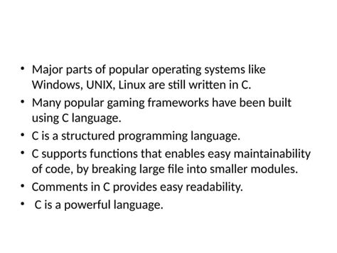 1 Introduction To C Programming Languagepptx