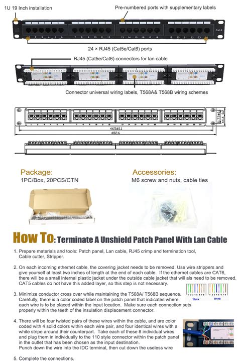 China 1u UTP 24 Port Jack CAT6 Shielded Patch Panel China Patch Panel 24 Port Patch Panel