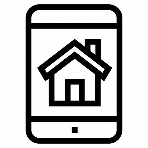Android App Home App Ios App Mobile App Property App Real Estate App Smartphone Icon