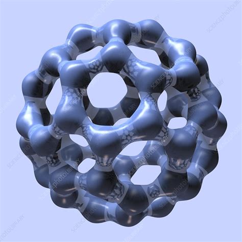 Buckminsterfullerene Molecule Stock Image C0168351 Science Photo
