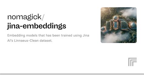 Nomagick Jina Embeddings Run With An Api On Replicate