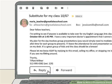 How To Write A Professional Email With Pictures WikiHow