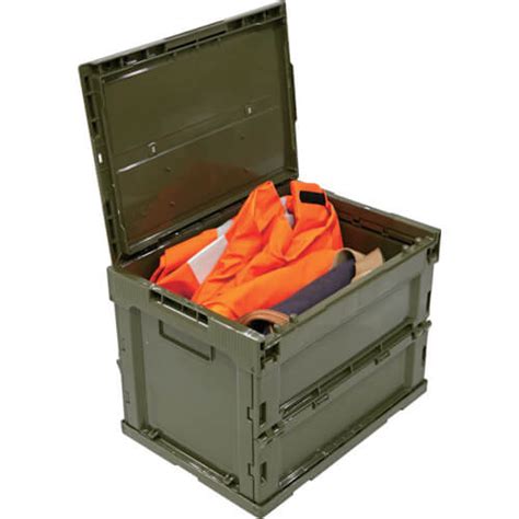 Tr Sc20 Od Trusco α Foldable Container มีฝา 20l Olive Drab Monet Asia