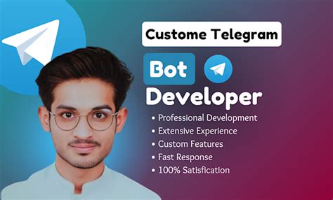 develop telegram bot for you custom telegram bot developer by