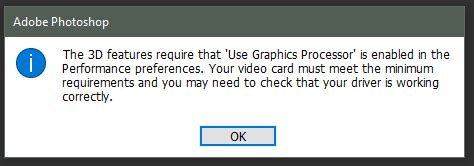 Solved Photoshop Not Recognizing Use Graphics Processor Adobe Community