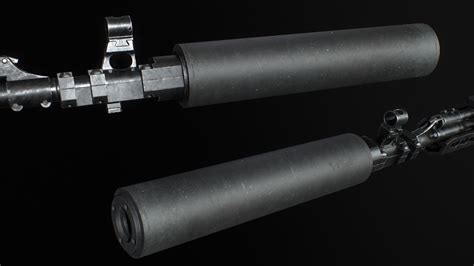 3d Model Svd Dragunov Tiger Sniper Rifle With Tactical Kits Vr Ar Low Poly Cgtrader