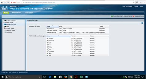 VSOM Video Surveilance Operation Manager Password Recovery Cisco