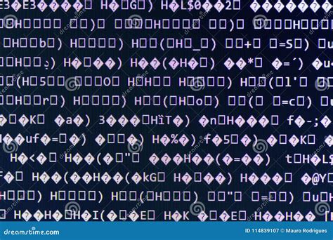 Random Computer Code Stock Image Image Of Cyberspace 114839107