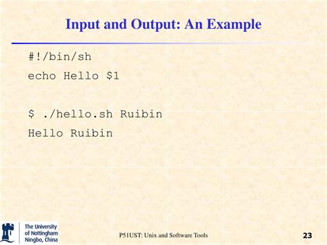 Ppt Unix And Software Tools P Ust Shell Programming Powerpoint