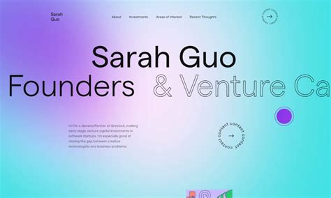 20 Inspiring Gradient Website Examples 2021