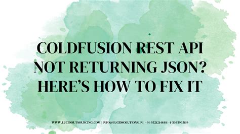 Using Json Transformations Effectively In Coldfusion By Deepak
