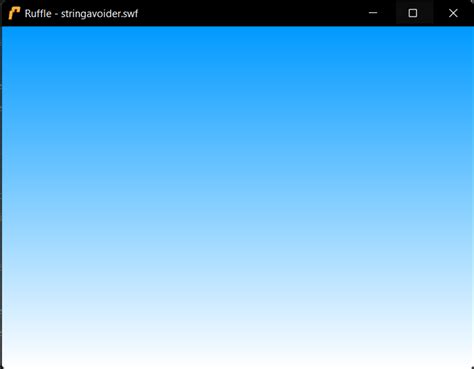 Graphical Glitches In String Avoider Deluxe · Issue 7823 · Ruffle Rs