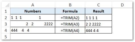 trim function in excel remove extra spaces excel unlocked